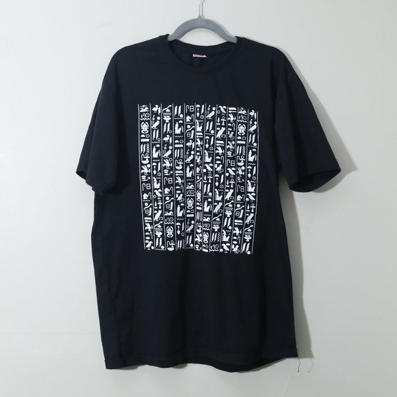 moustafa | Shirts | Moustafa Hieroglyphics Tee Made In Egypt Xl | Poshmark